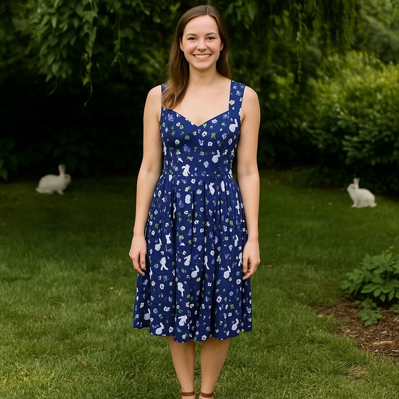 Modcloth | Dresses | Modcloth X Collectif Jill Enchanted Meadow Swing ...